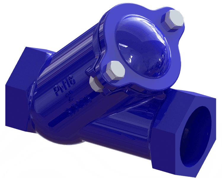 Threaded Ball Check Valve for Industrial Fluids | Flowrates